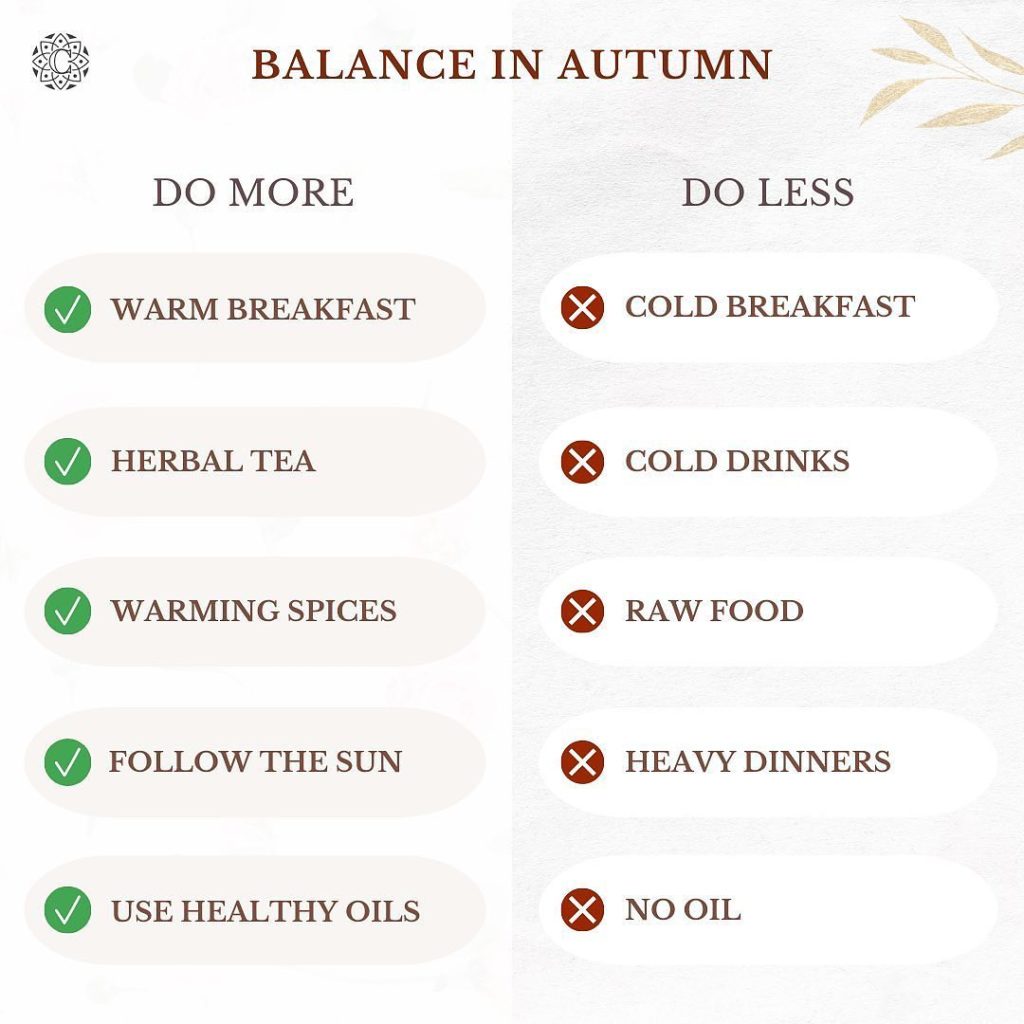 Autumn Wellness Tips - Balancing